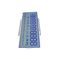 China Custom Size 2.7V Low Voltage FSTN Positive Digital Energy Meter LCD Display for Segment Displays for sale