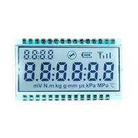 China High Quality TN Type Blue / Yellow Numeric LCD Segment Displays Multi-Purpose Durable Goods for sale