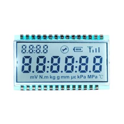 China High Quality TN Type Blue / Yellow Numeric LCD Segment Displays Multi-Purpose Durable Goods for sale
