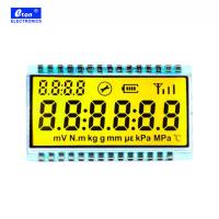 China High Quality TN Type Blue / Yellow Numeric LCD Segment Displays Multi-Purpose Durable Goods for sale