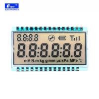 China High Quality TN Type Blue / Yellow Numeric LCD Segment Displays Multi-Purpose Durable Goods for sale