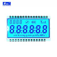 China High Quality TN Type Blue / Yellow Numeric LCD Segment Displays Multi-Purpose Durable Goods for sale
