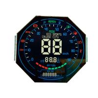 China VA Negative LCD Display Black Transmissive Display Speed Octagonal Display Screen for sale
