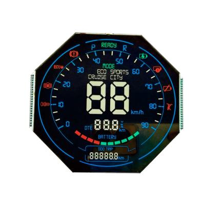 China VA Negative LCD Display Black Transmissive Display Speed Octagonal Display Screen for sale