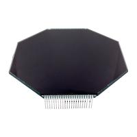 China VA Negative LCD Display Black Transmissive Display Speed Octagonal Display Screen for sale