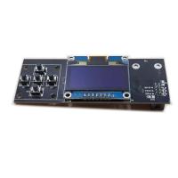 China SSD1306 flexible transparent pantallas micro oled I2C blue 128x64 screen  1 inch mini oled display for sale
