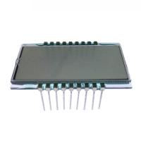 China Factory Customized Eton TN LCD Display 40x24mm 18 Pin Motorcycle Screen Segment with 12 O'clock Viewing Direction for sale