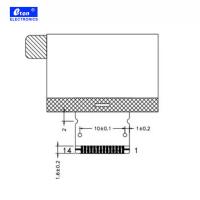 China Hot Selling  New E-Paper Modules 21.74 X 10.86 mm Sight Size OLED 096 128x64 for sale