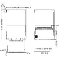 China 50x69.2 x 2.45 mm size number of colors 262K 2.8 inch tft lcd module for sale