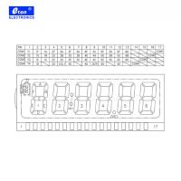 China Newly Designed Premium Products 6 Numeric Liquid Crystal Display for sale