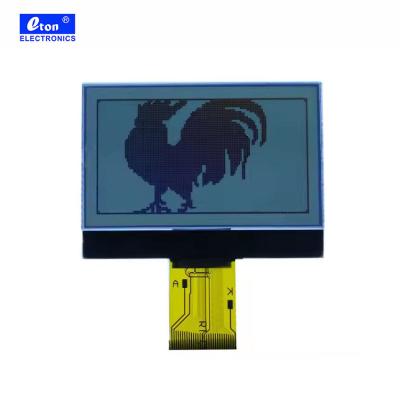 China COG+FPC Connector 128x64 Pixel Graphic LCD Segment Displays FSTN Module for sale