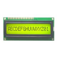 China Factory Price 1601 LCD Display Yellow-green and Blue 16x1 Lcd Display Module for sale