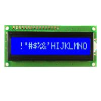 China Factory Price 1601 LCD Display Yellow-green and Blue 16x1 Lcd Display Module for sale
