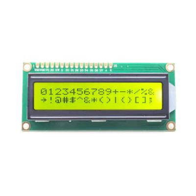 China 1602 LCD Module 5.0V Yellow Green /Blue/ Gray for Selection 2x16 Lcd Display for sale