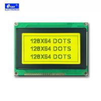 China Factory Supply 128x64 Green Mono Screen Cob LCD Wide Dot Matrix STN Graphic Display LCM High Quality Graphic Displays for sale