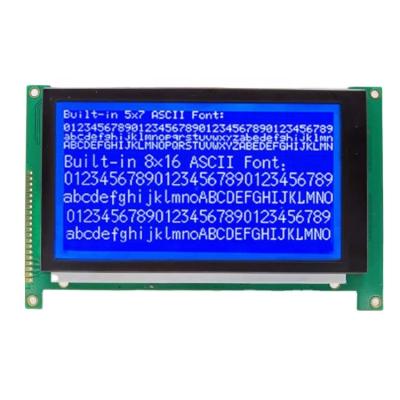 China 240128 Graphic LCD Module | 240x128 Blue Dot Matrix LCM Display With ASCII Font for sale