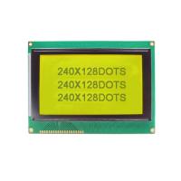 China COB STN 20 Pin Yellow Green Color  240x128 240128 Lcd 240*128 Dot Panel  Pantall LCD Screen  Display  Module for sale
