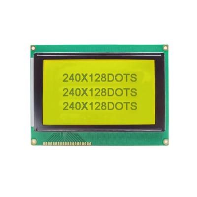 China COB STN 20 Pin Yellow Green Color  240x128 240128 Lcd 240*128 Dot Panel  Pantall LCD Screen  Display  Module for sale