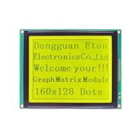 China 5.0V Yellow Green STN Graphic LCD 160x128 Module Five Inch LCD Screen Display Panel with Housing Case Enclouser for sale