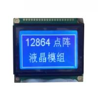 China Direct Sales by Manufacturers Custom LCD Display  Blue Background 12864 Stn Lcd Module 5v  Lcd Module Display for sale