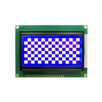China STN Manufacturer Blue Color Backlight Graphic LCD Display Module 12864 Dots High Visibility LCD Screen for sale