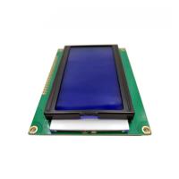 China STN Manufacturer Blue Color Backlight Graphic LCD Display Module 12864 Dots High Visibility LCD Screen for sale
