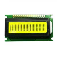 China Custom Pantalla Lcd 8x1 Yellow-green Alphanumeric  8x1 Lcd Display Module 0801 Lcd Module for sale