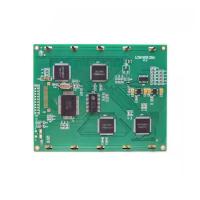 China Stn Type 160128 LCD Monochrome Display with Yellow Green Backlight for Graphic Displays for sale