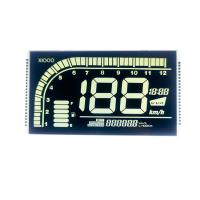 China Customized motorcycle segment display screen Hot sales factory custom shaped LCD for sale