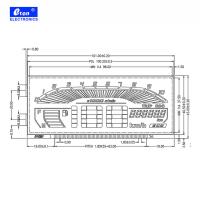 China Hot Sale Custom Segment Type Digital LCD Speedometer and Odometer Display for Cars and Motorcycles for sale