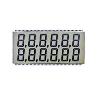 China Factory Original New 12 Digits 7 Segment TN HTN Segment LCD Module Custom For Fuel Dispenser Pump Meter for sale
