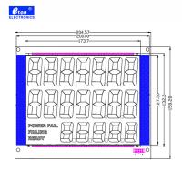 China New Customized 775 Monochrome LCD 7 Segment Fuel Dispenser Module for sale