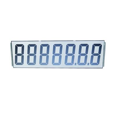 China LCD Display for Fuel Dispenser 7 Digit 7 Segment Custom Design LCD Module Serial Interface Monocolor Lcd Display for sale