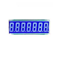 China Custom Lcd 7 Segment 7 Digits Lcd Screen TN Car Lcd Display for Fuel Dispenser for sale