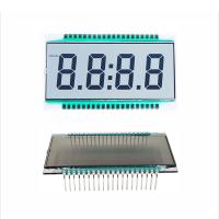 China 7 Segment 4 Digits  Transparent Lcd Display HTN Fule  LCD Display for sale