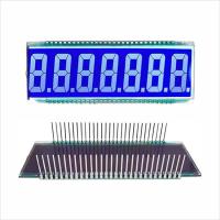 China Custom Lcd 7 Segment 7 Digits Lcd Screen TN Car Lcd Display for Fuel Dispenser for sale