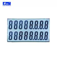 China Factory Price Custom HTN Positive Display 120 Pin 16 Digit 7 Segment Lcd Display Fuel Dispenser Display for sale