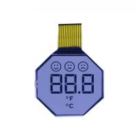 China Custom Size TN Transmissive Positive 7 Segment Mini LCD Display  Shape for Segment Displays for sale