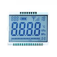 China High Visibility Segment Displays with White Backlight LCD Display Screen for sale