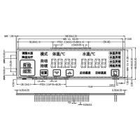 China Factory Custom Lcd Screen VA 7 Segment Lcd Thermostat Lcd Display Screen for sale