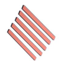 China Rubber Zebra connector Side red middle black zebra high pitch lcd zebra connector for sale