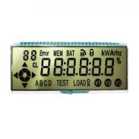 China Custom Manufacturer Lcd Display Green 7 Segment 6 Digits Meter Lcd Display Screen for sale