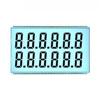 China Wholesale Lcd Screen Monochrome Display 7 Segment 12 Digit TN Car LCD Display for Fuel Dispenser for sale