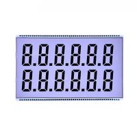 China Wholesale Lcd Screen Monochrome Display 7 Segment 12 Digit TN Car LCD Display for Fuel Dispenser for sale