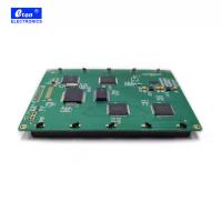 China 5.0V Yellow Green STN Graphic LCD 160x128 Module Five Inch LCD Screen Display Panel with Housing Case Enclouser for sale