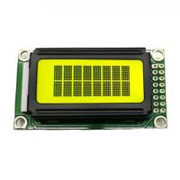 China Superior Quality ST7066U STN Positive, Yellow Green Transflective Screen Lcm 8*2 0802 8x2 Character Lcd Display Module for Aud for sale