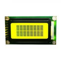 China Superior Quality ST7066U STN Positive, Yellow Green Transflective Screen Lcm 8*2 0802 8x2 Character Lcd Display Module for Aud for sale
