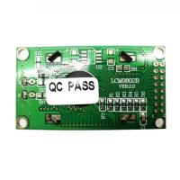 China Superior Quality ST7066U STN Positive, Yellow Green Transflective Screen Lcm 8*2 0802 8x2 Character Lcd Display Module for Aud for sale