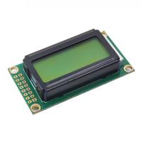 China Superior Quality ST7066U STN Positive, Yellow Green Transflective Screen Lcm 8*2 0802 8x2 Character Lcd Display Module for Aud for sale