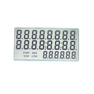 China ET-S5131 Fuel Dispenser LCD Display 886 Type TN Segment 22 Digits LCD Module With White LED Backlight for Fuel Dispenser for sale